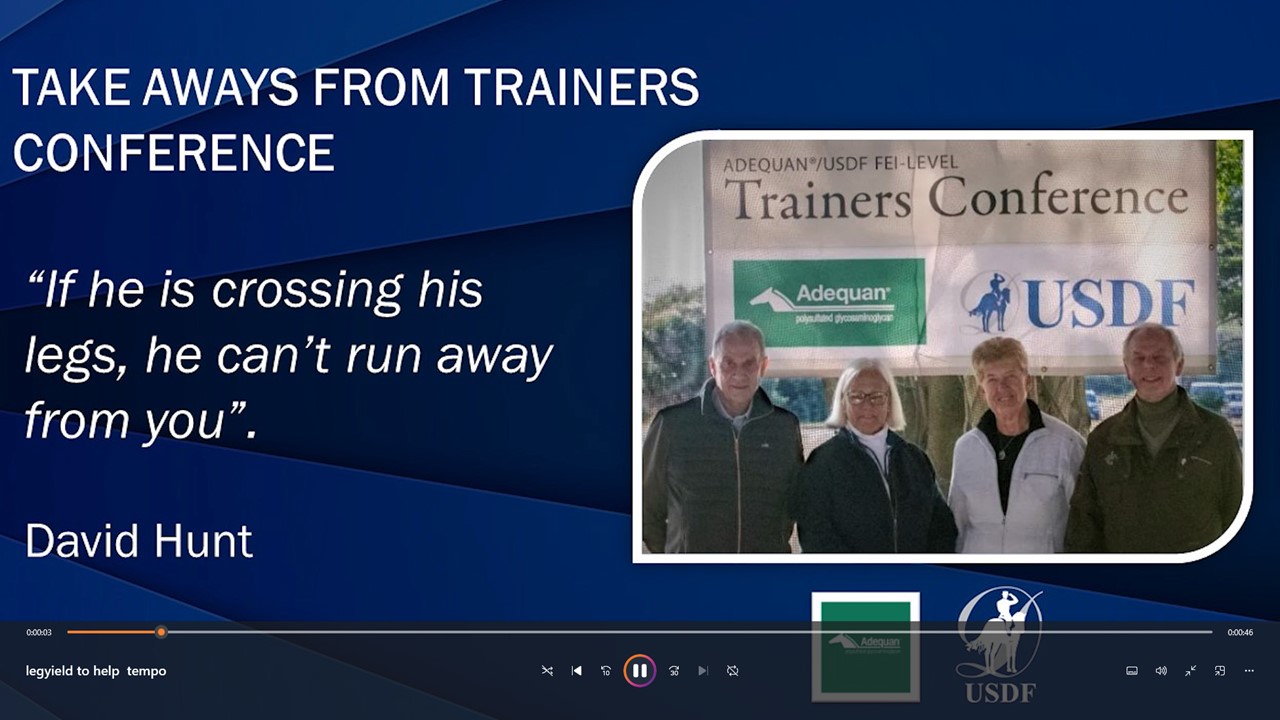 Leg-Yield to Help Tempo - YourDressage