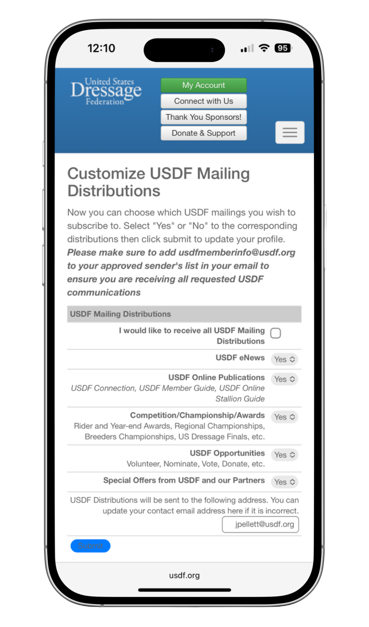 How to Stay Connected to USDF - YourDressage